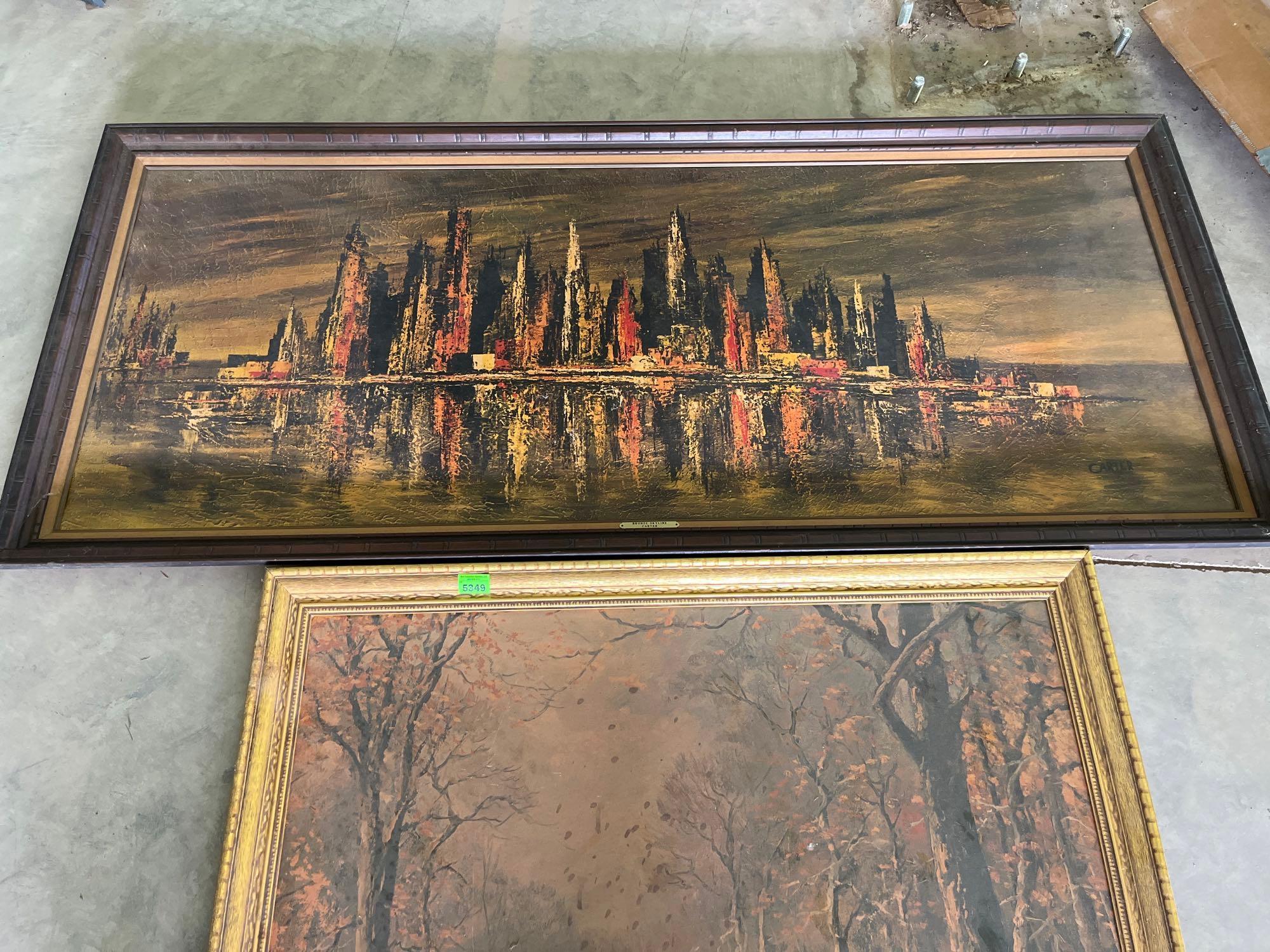 October morn Robert wood & Bronze skyline Carter | Proxibid
