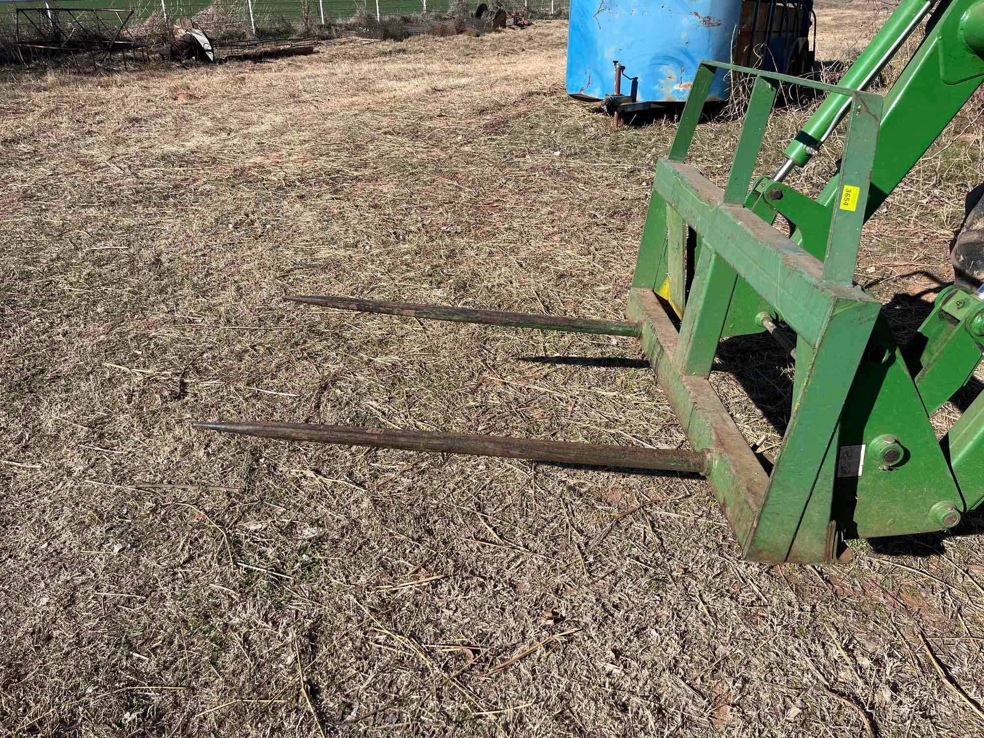 John Deere bale forks for frontend loader | Proxibid