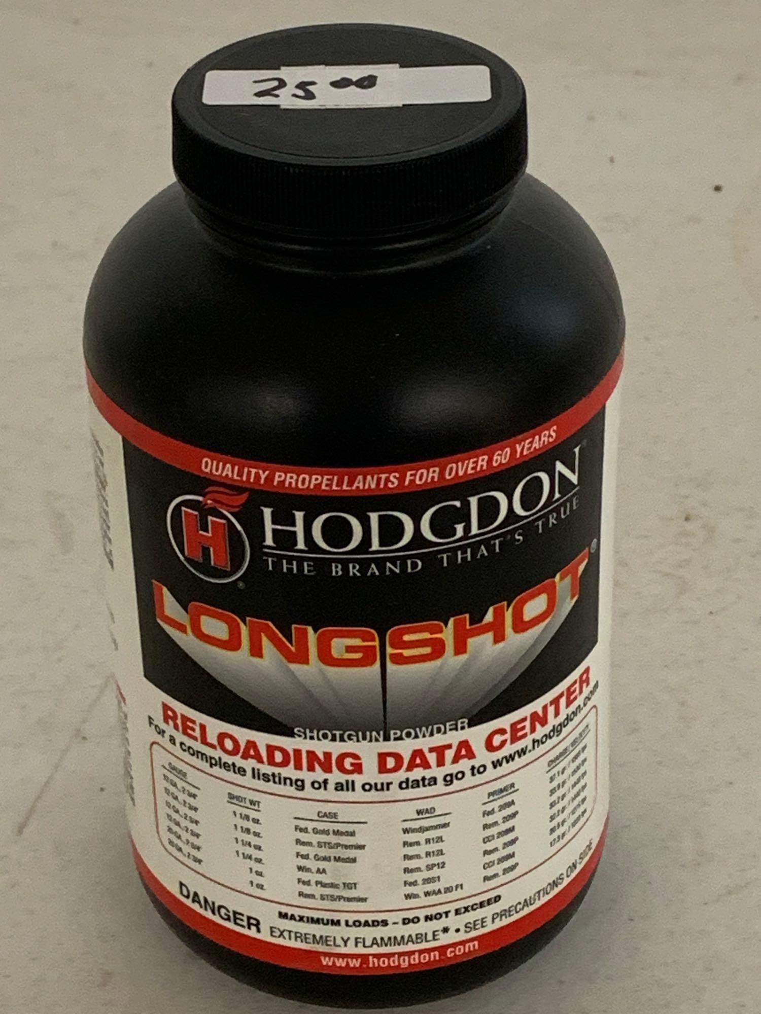 Hodgdon Longshot Shot Gun Powder | Proxibid