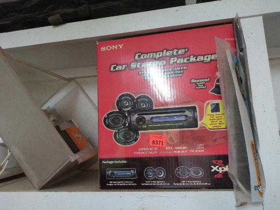 Sony xplod stereo system w/ misc items | Estate & Personal Property ...