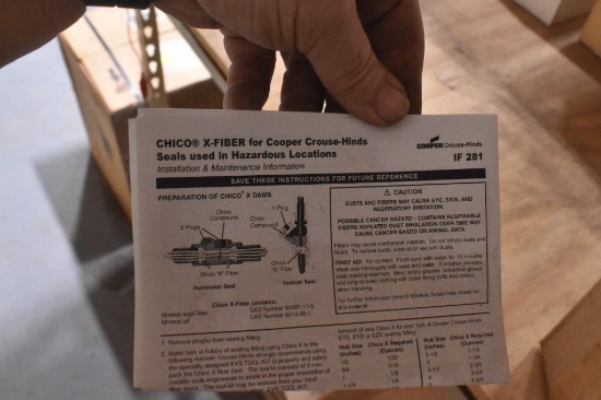 Chico x-fiber Cooper course hinds seals used in hazardous locations ...