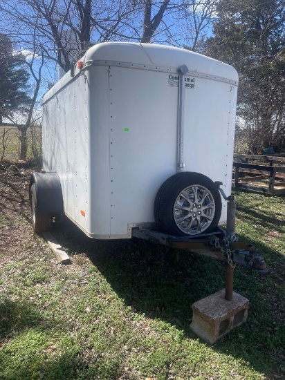 Enclosed 5 ft x 8.5 ft Trailer. 5 ft 4 inches Tall . 2 inch Hitch. 14 ...