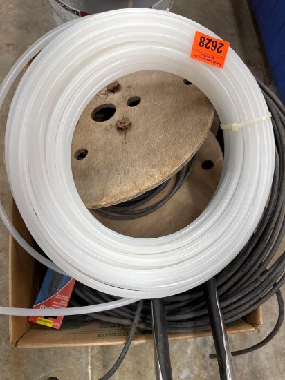 Pex waterline, miscellaneous wire inbox,tongs and hand saw cutting ...