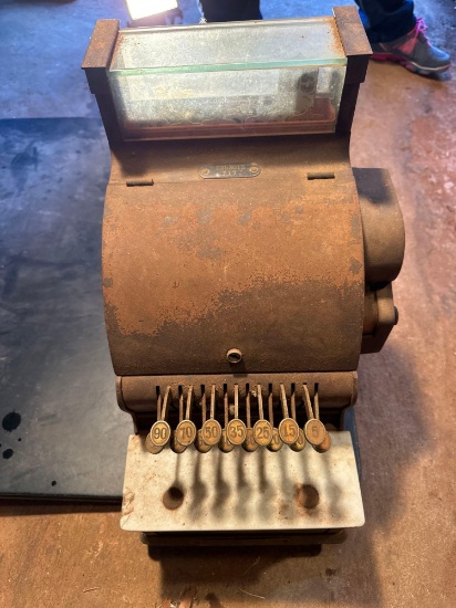Antique National Cash register likely from the 1900's Model 717 Model ...