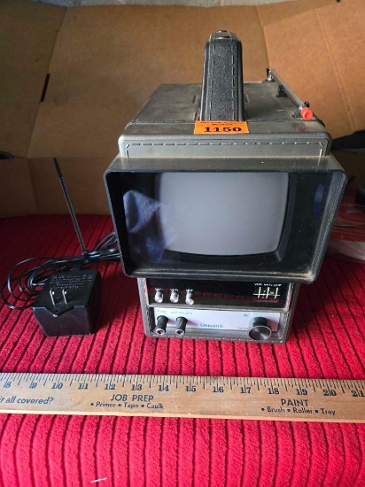 Vintage Unisonic , Solid State Portable TV Receiver. Model XL-900. 1979 ...