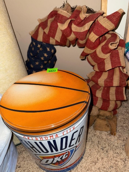 Thunder bucket and 4th of july wreath | Estate & Personal Property ...