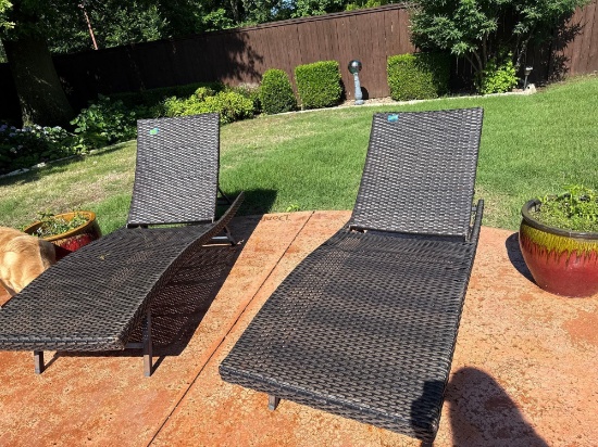 Outdoor lay out chairs only | Estate & Personal Property Furniture ...