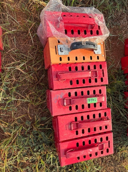 J- Lock boxes for lock out tag out supplies x6 | Heavy Construction ...