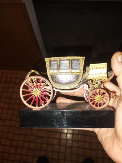miniature replica of the 18th-century "Carroza de Concha" (Shell ...