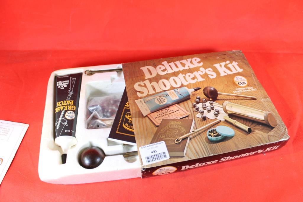 CVA Deluxe black powder shooters kit in box. | Proxibid