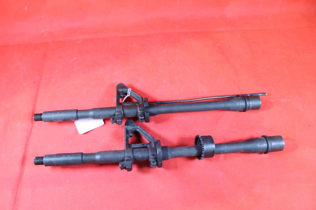 Two AR M4 5.56 carbine barrels. One with front | Proxibid