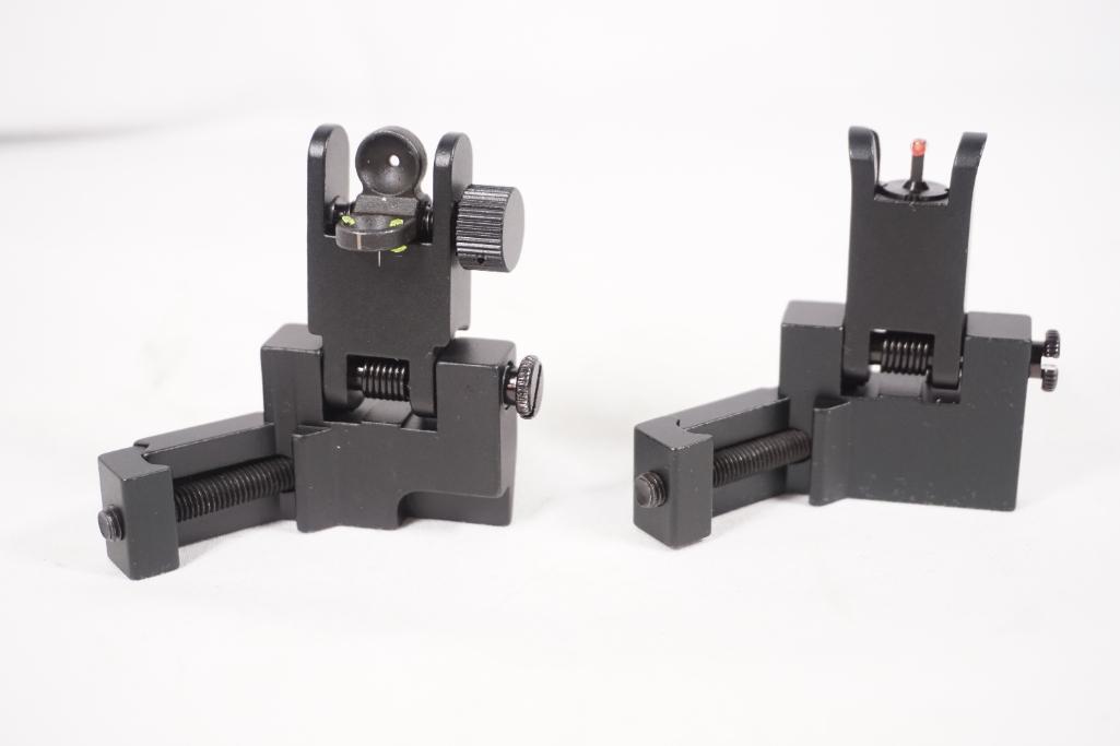 45 Degree offset AR-15 flip up iron sights | Proxibid