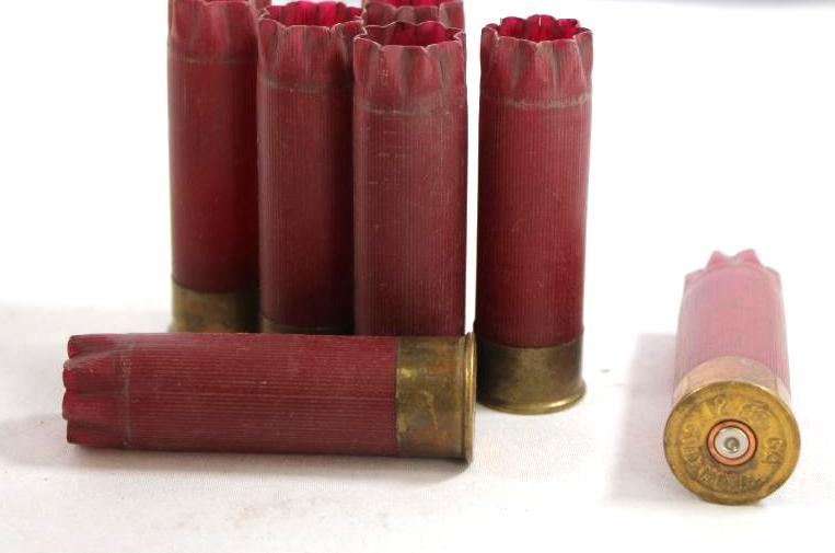 Bag of 12 gauge high brass shotgun shell hulls, | Proxibid