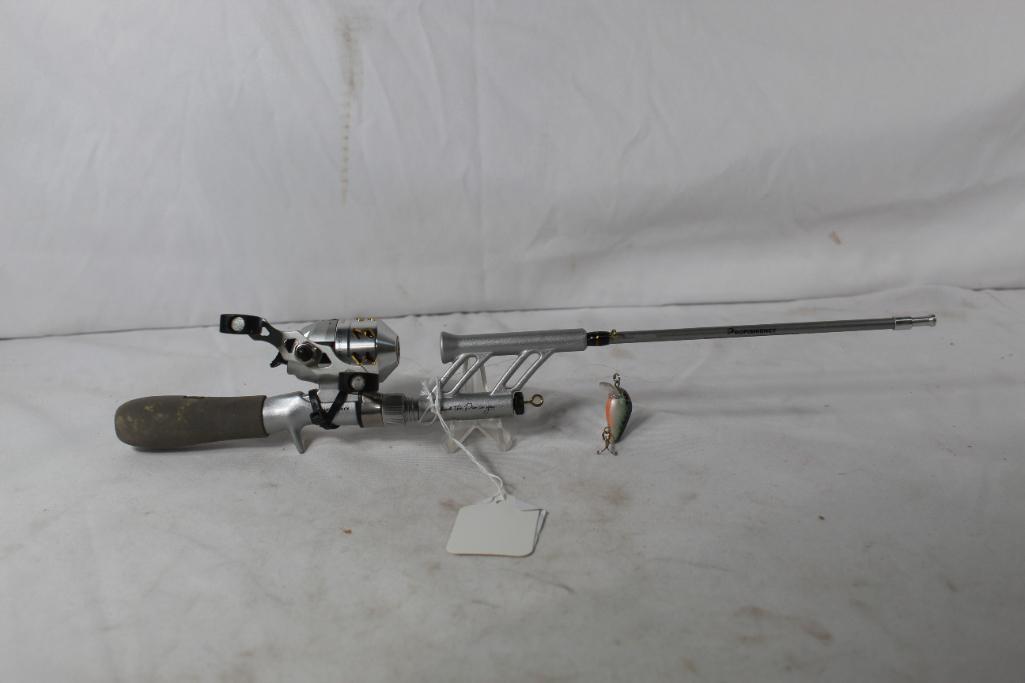Micro spinning rod and reel. Used. | Proxibid