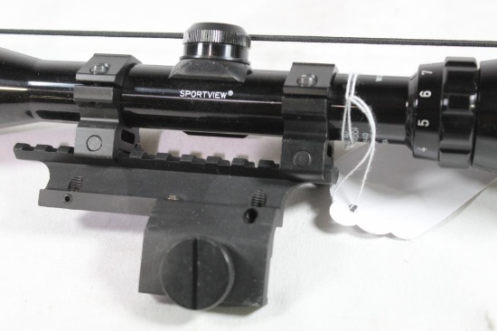 One Bushnell 3-9x40 duplex rifle scope with rail mount rings on side ...