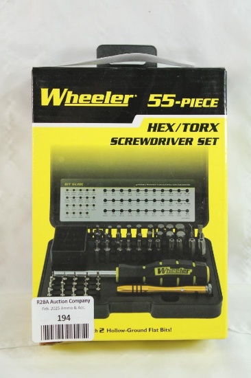 One Wheeler 55 piece Hex?Torx screwdriver set. In box. | Online ...
