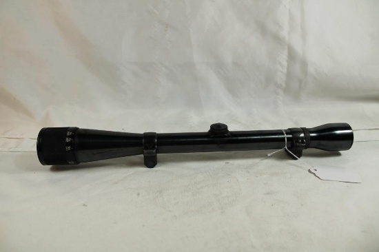 One fixed power fine crosshair rifle scope with parallax. Has older ...