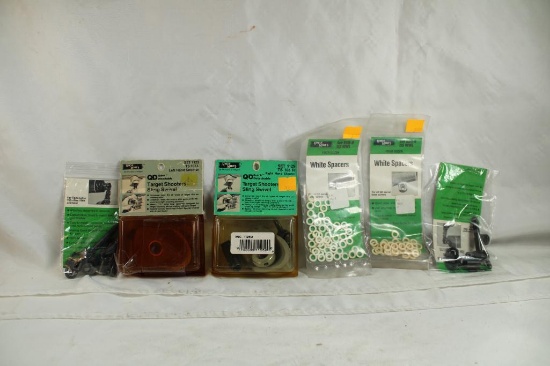Bag of six Uncle Mike's miscellaneous items. Two white spacer's, two QD ...