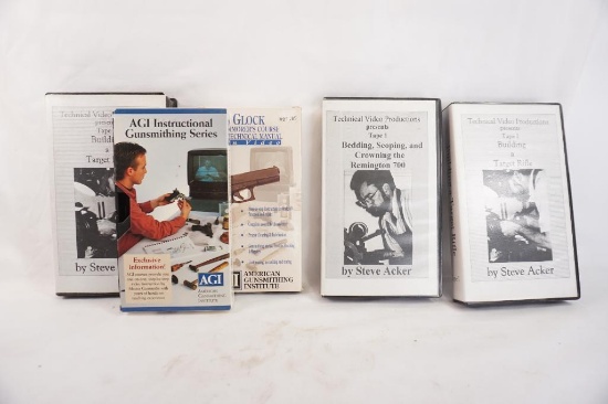 Two AGI gunsmith videos, and three Steve Acker Tech gunsmith videos ...