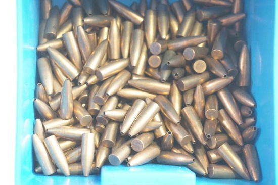 One blue plastic box of Euber 22 cal 52 gr JHP. Approx count 250 ...