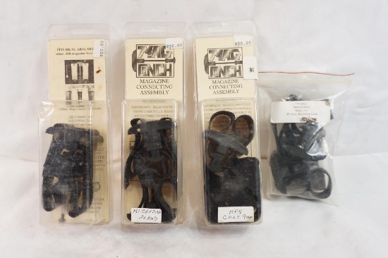 Three magazine connecting assemblies, and magazine cinch. In packages ...