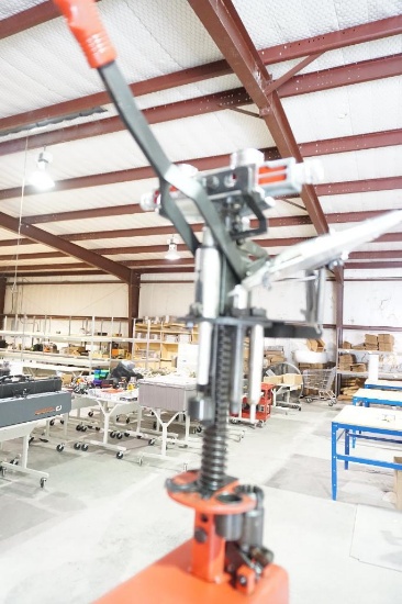 MEC Sizemaster model 82, 20 gauge reloading press complete with stand ...