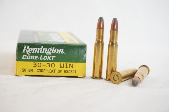 One box of Remington Core-Lokt 30-30 Win 150 gr SP, 20 count | Guns ...