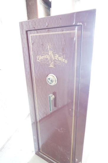 Liberty safes gun safe, locked with no key or combination. Cut open in ...
