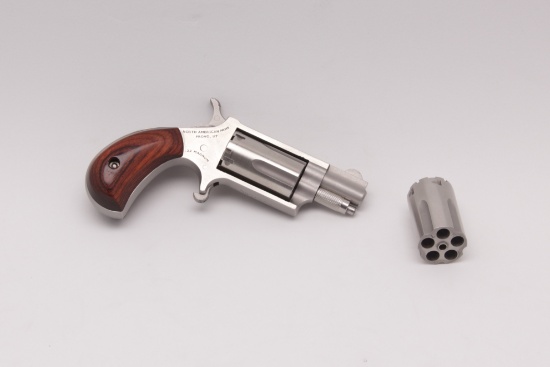 NORTH AMERICAN ARMS .22 MAGNUM REVOLVER WITH AN EXTRA .22LR CYLINDER ...