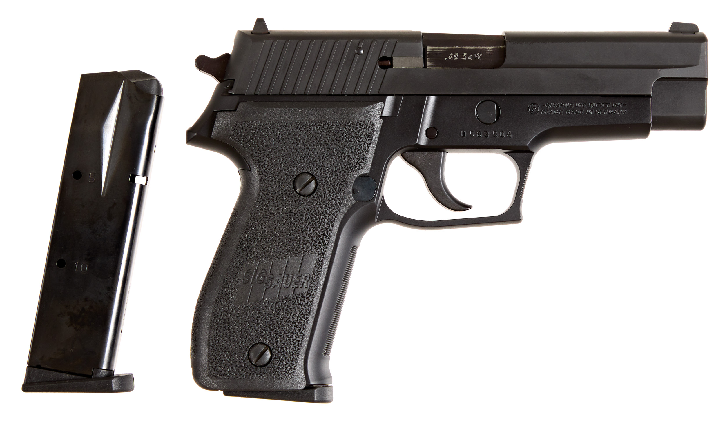 Sig Sauer model P226 stainless semi-auto pistol | Proxibid