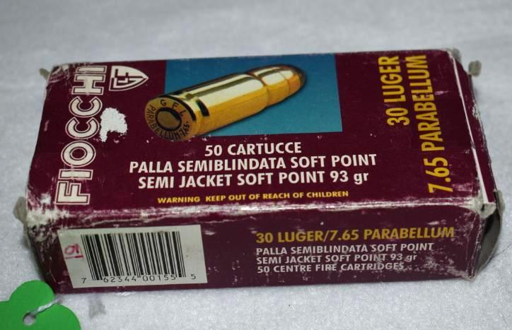 Fiocchi 30 Luger/7.65 parabellum Ammo | Proxibid