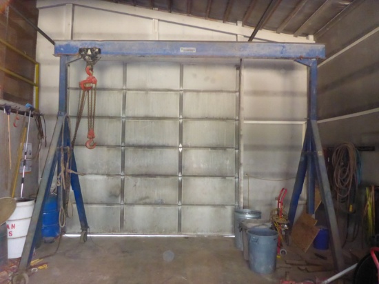 Gantry Crane with Chainfall | Heavy Construction Equipment Drilling ...