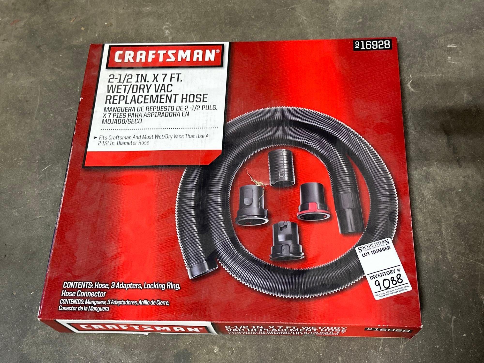 Craftsman 2 1/2in X 7ft Wet/Dry Vac Replacement | Proxibid