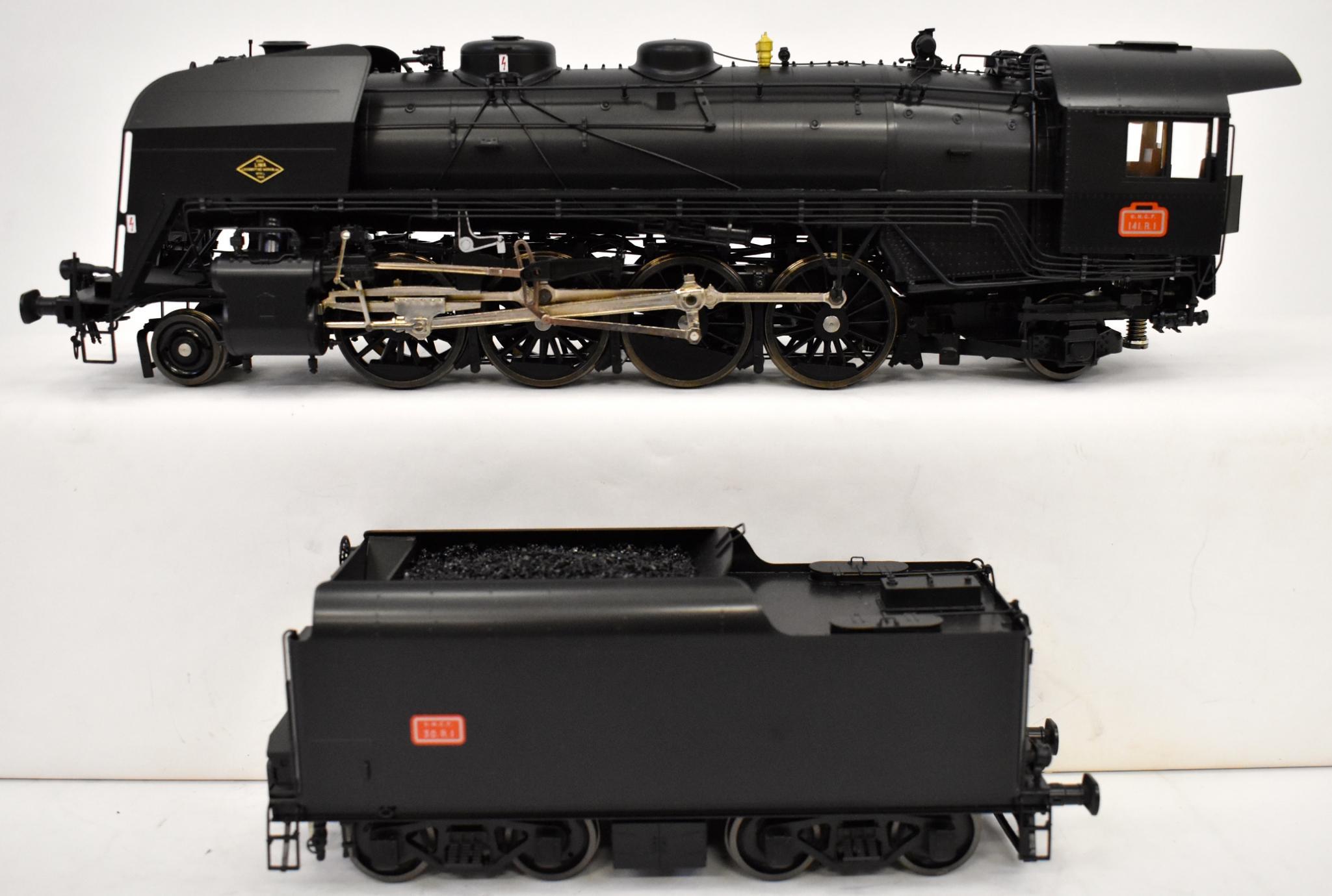 Sunset brass O scale SNCF 141R Liberation 2-8-2 | Proxibid