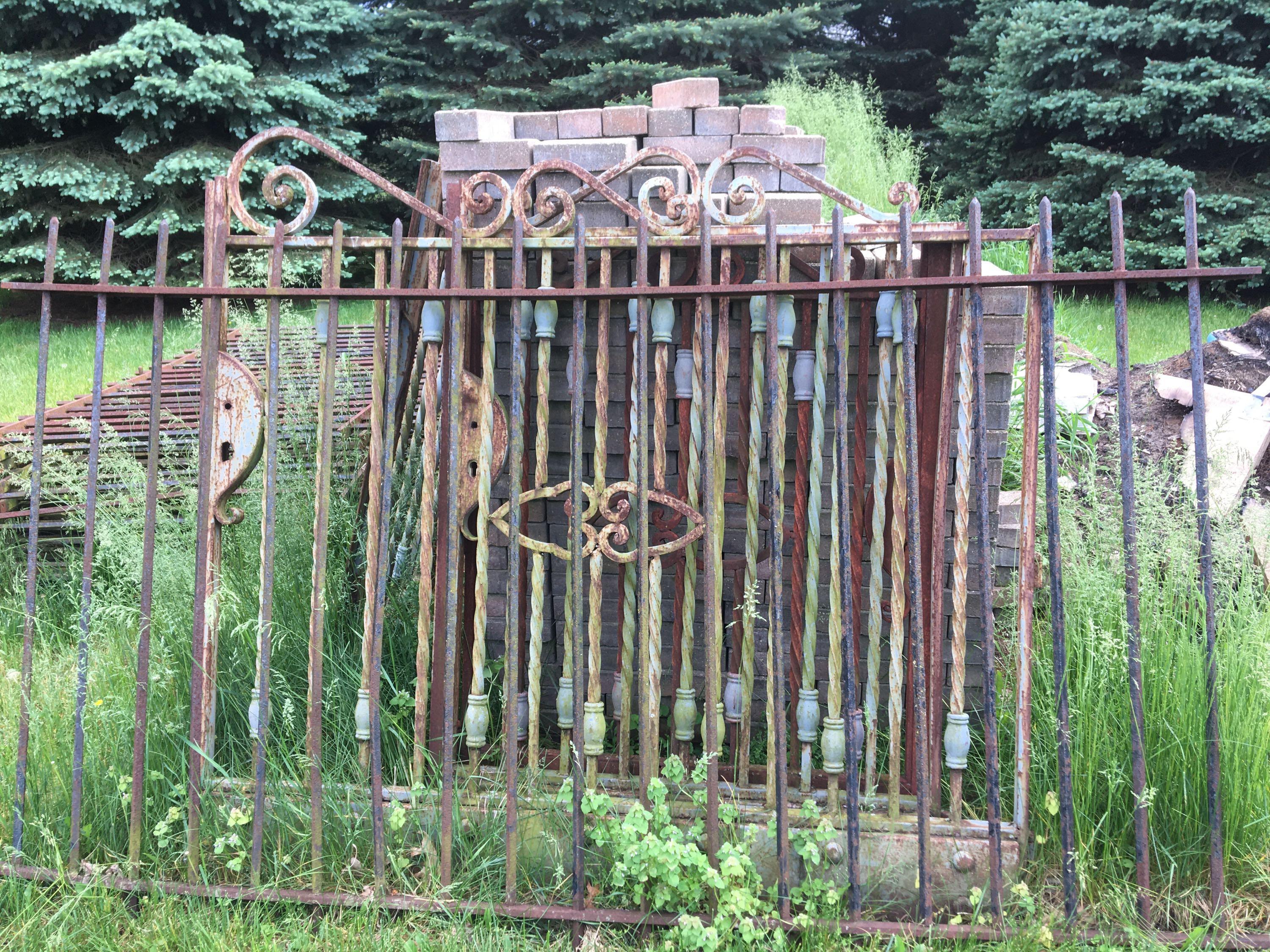 Old Iron Cemetery Gates
