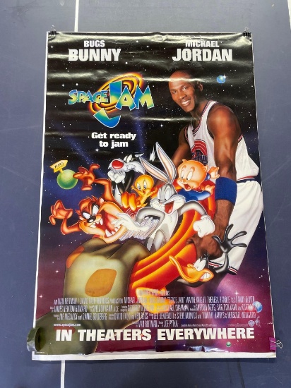Original Space Jam Michael Jordan Poster | Online Auctions | Proxibid
