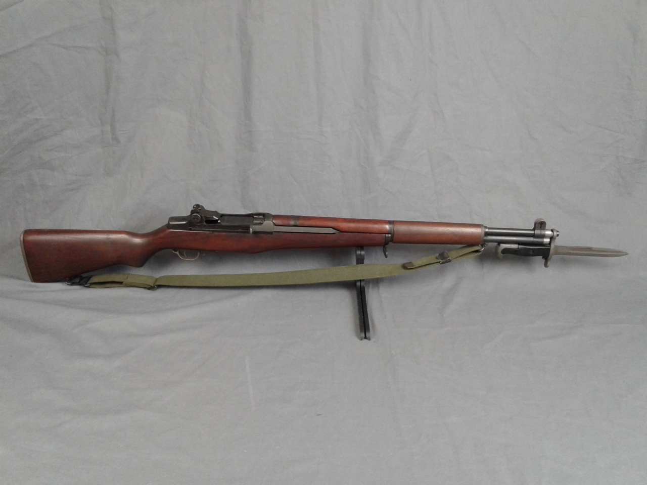 Springfield Rifle With Bayonet