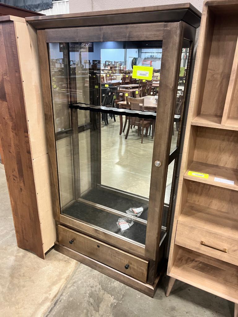 MAPLE GUN CABINET 36X13X72 IN | Proxibid