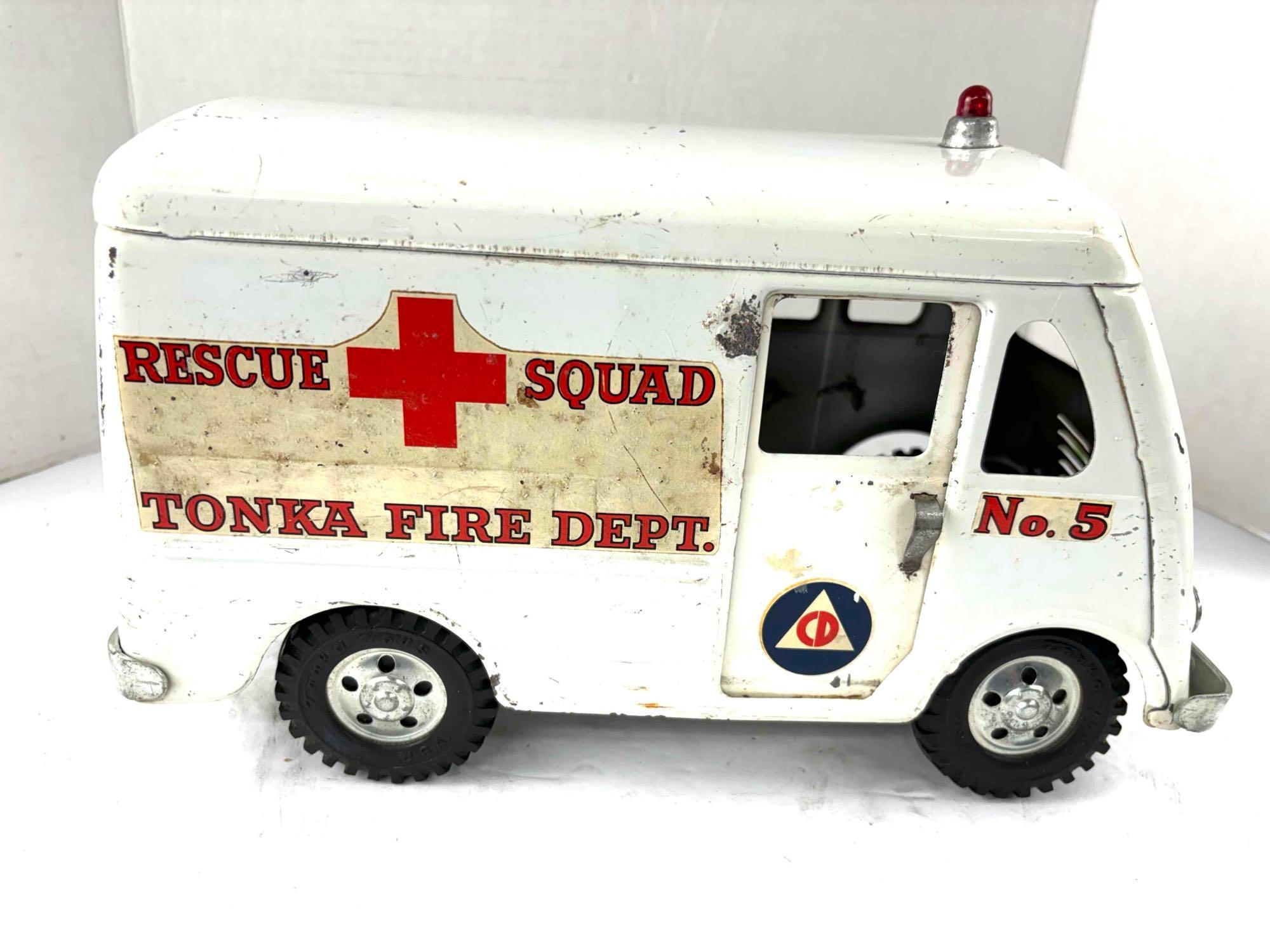 1956 Tonka Rescue Squad Truck | Proxibid