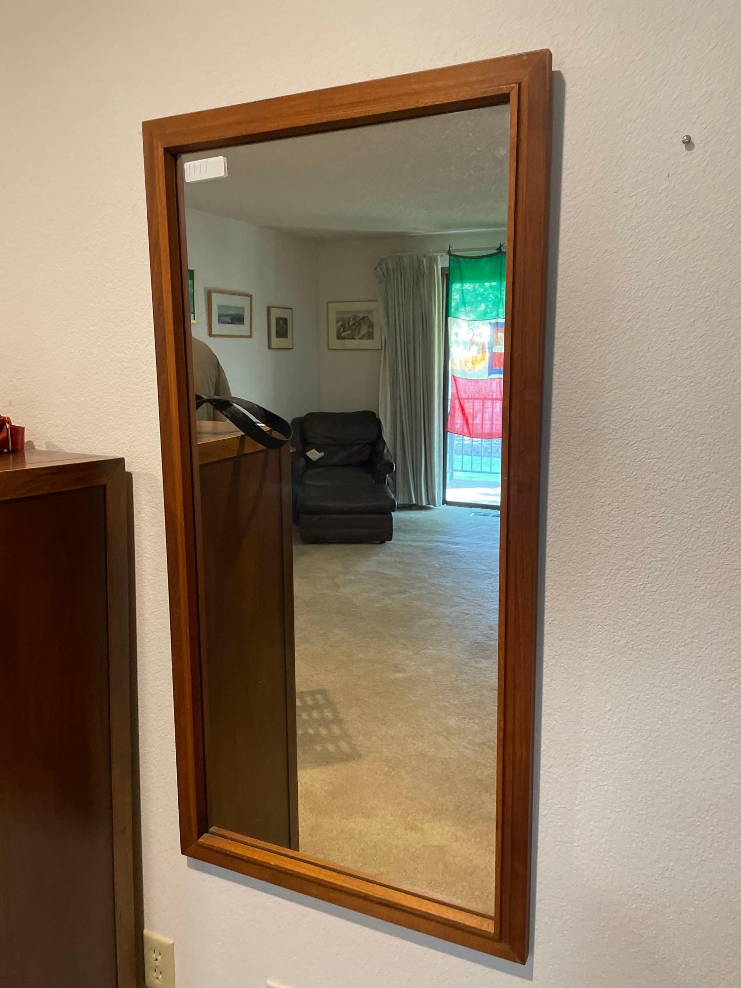 Maple Framed Wall Mirror | Proxibid