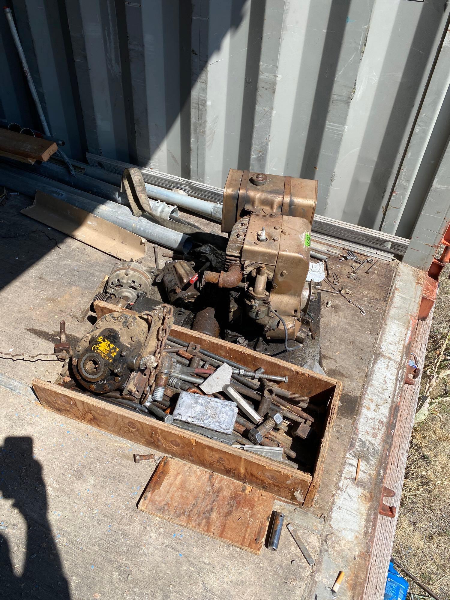 Briggs & Stratton Model 19 gas motor & Scrap | Proxibid