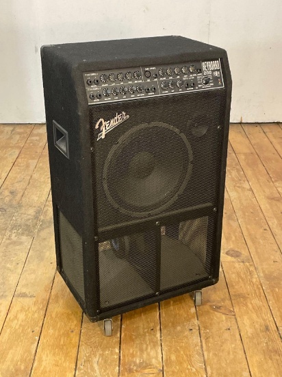 The Fender K200 keyboard amp is a 3-channel stereo amplifier that ...