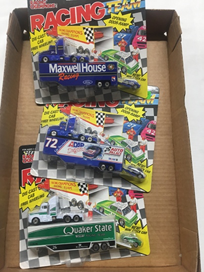 (3) Nascar Die Cast Trucks and Trailers | Art, Antiques & Collectibles ...