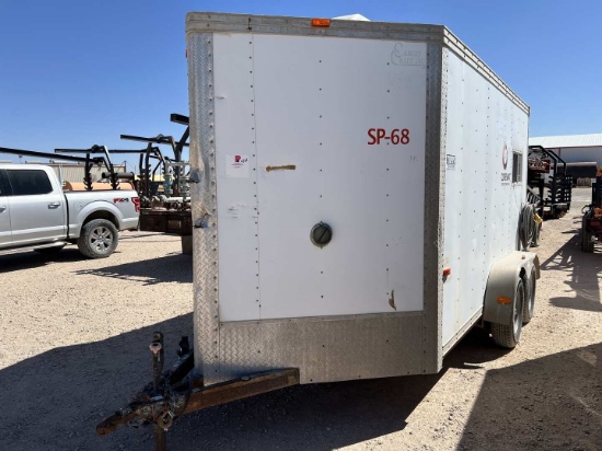 2011 CARGO CRAFT 7'X15' ENCLOSED V NOSE TRAILER | Heavy Construction Equipment Construction ...