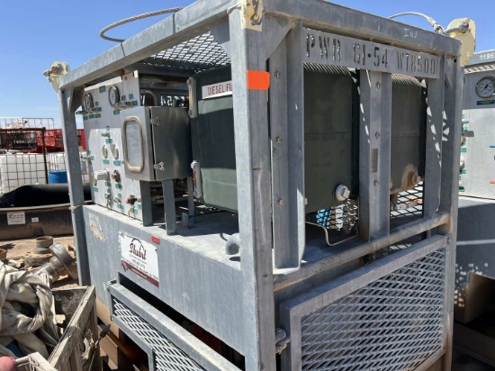 INTEGRICERT SKIDDED GREASE INJECTION UNIT P/B Deutz diesel engine, HPU ...