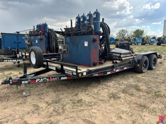 INTEGRATED DBL 7-1/16 BOP W/ ACCUMULATOR SYS. MTD ON T/A TRAILER 5K BOP ...