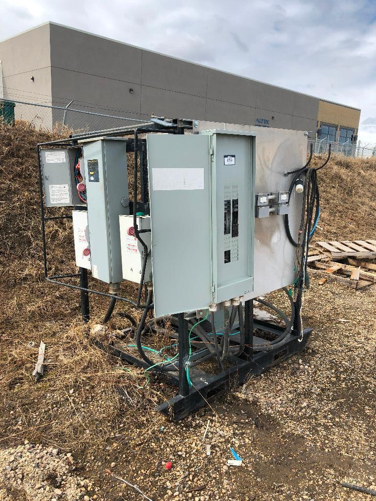 Power Distribution Rack w/ Transformer, Switches, | Proxibid