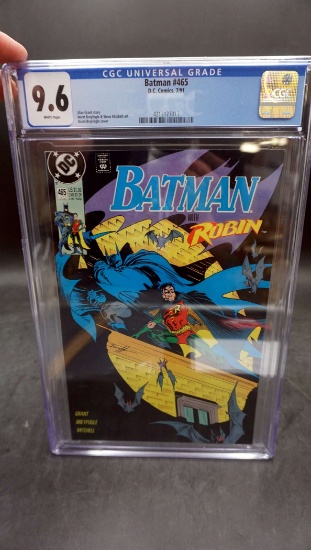 Cgc Graded 1991 D.C. Batman #465 Comic Book | Art, Antiques ...
