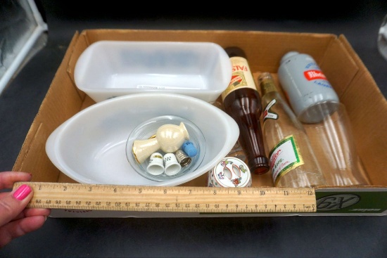 Beer Bottles, Glass, Chug-A-Mug, Thimbles, Shot Glass, Bowl, Baking ...