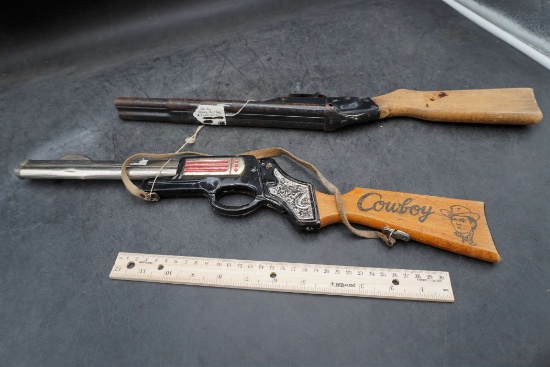 Daisy Double Barrel Cork & Cowboy B.B. | Online Auctions | Proxibid